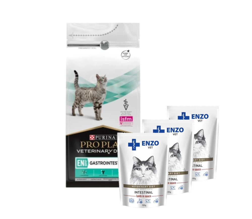 PURINA Veterinary PVD ET Gastrointestinal Cat 1,5kg + ENZO VET ...