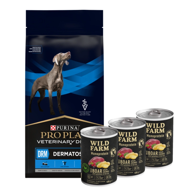 PURINA Veterinary PVD DRM Dermatosis 12kg | ZooKaralyste lemmikloomapood
