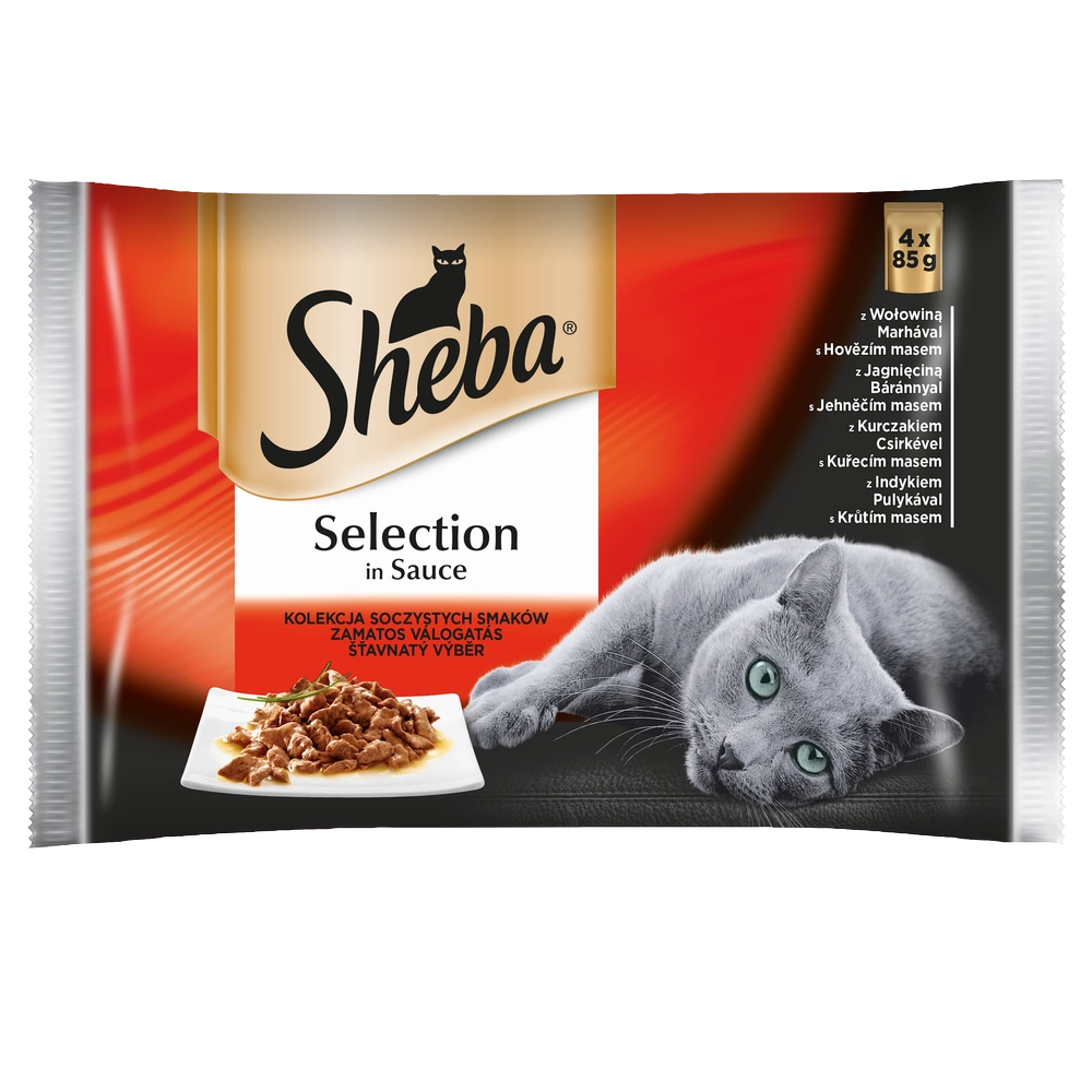 SHEBA kotike 4x85g Selection in Sauce Juicy Flavours - märg kassitoit ...